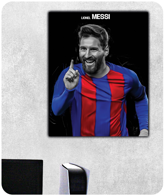ICON PLATE - LIONEL MESSI – ICONELEVEN ID